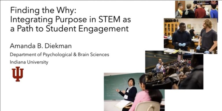 Finding the Why: Integrating Purpose in STEM as a Path to Student ...